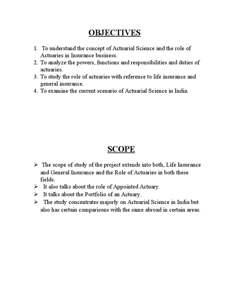 Actuaries Project | PDF | Actuary | Property Insurance