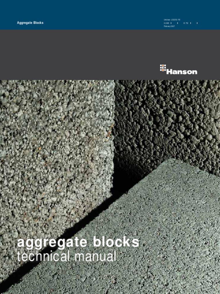 Aggregate Block Technical Manual | PDF | Building Insulation ...