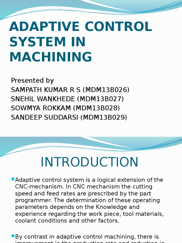 Adaptive Control | PDF | Subroutine | Numerical Control