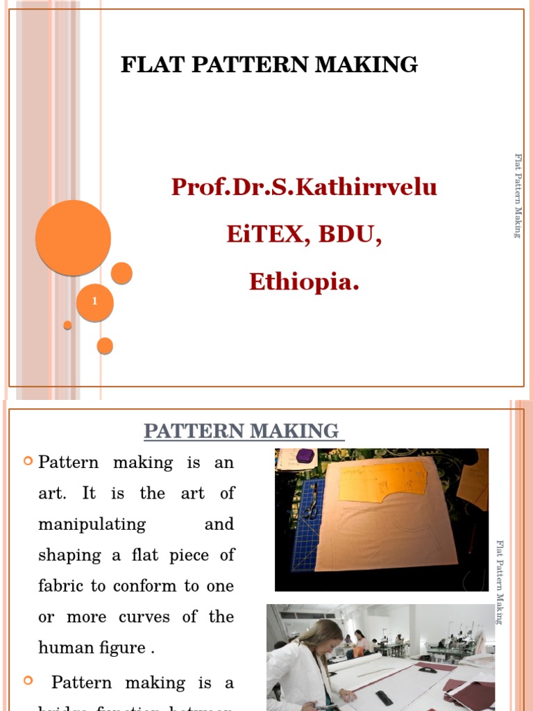 Flat Pattern Making | PDF | Textiles | Human Appearance