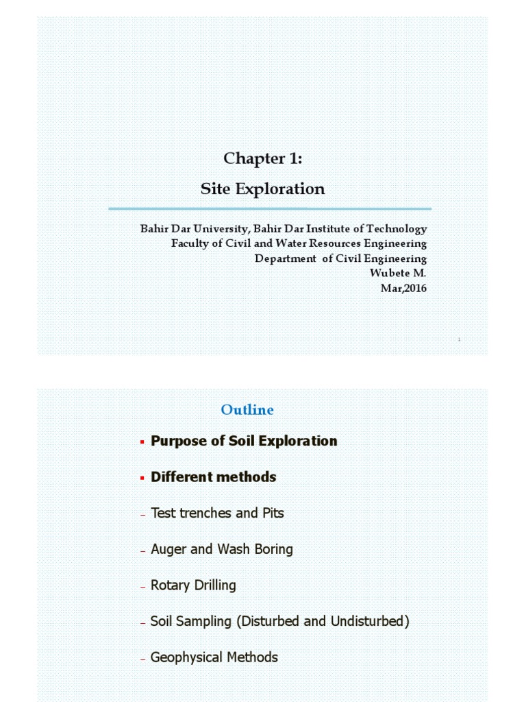 Site Investigation-For Section 3 PDF | PDF | Geotechnical Engineering ...