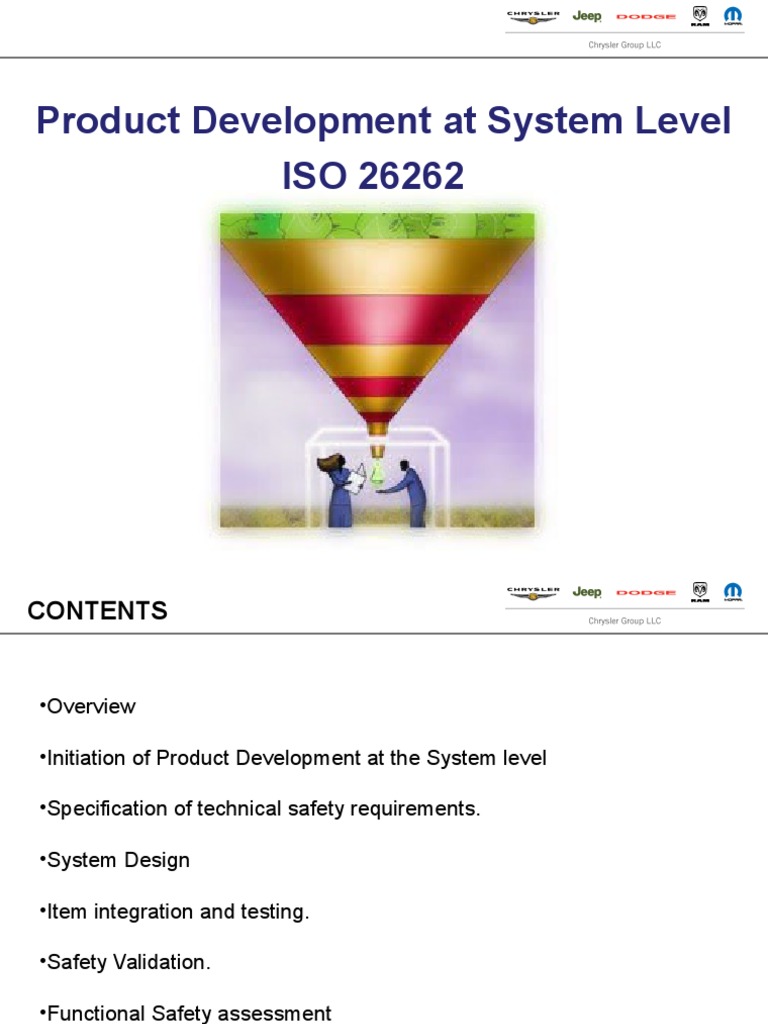 ISO26262 Product Development System Level | PDF | Verification And Validation | Specification ...