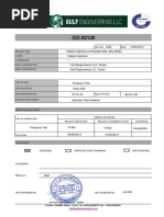 Pressure Test Report - Sample | PDF