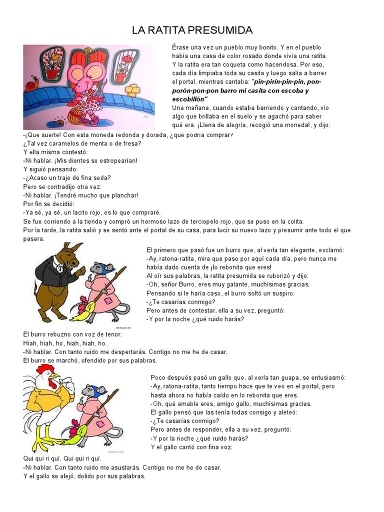 La Ratita Presumida | Ocio