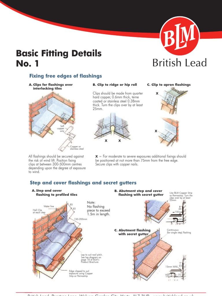 Fitting Guides Leadwork | PDF | Roof | Structural Engineering