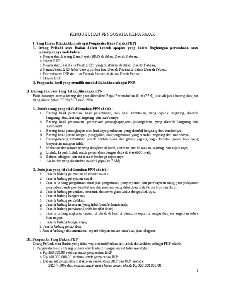 PPN | PDF | Pengelolaan Keuangan & Uang | Hukum