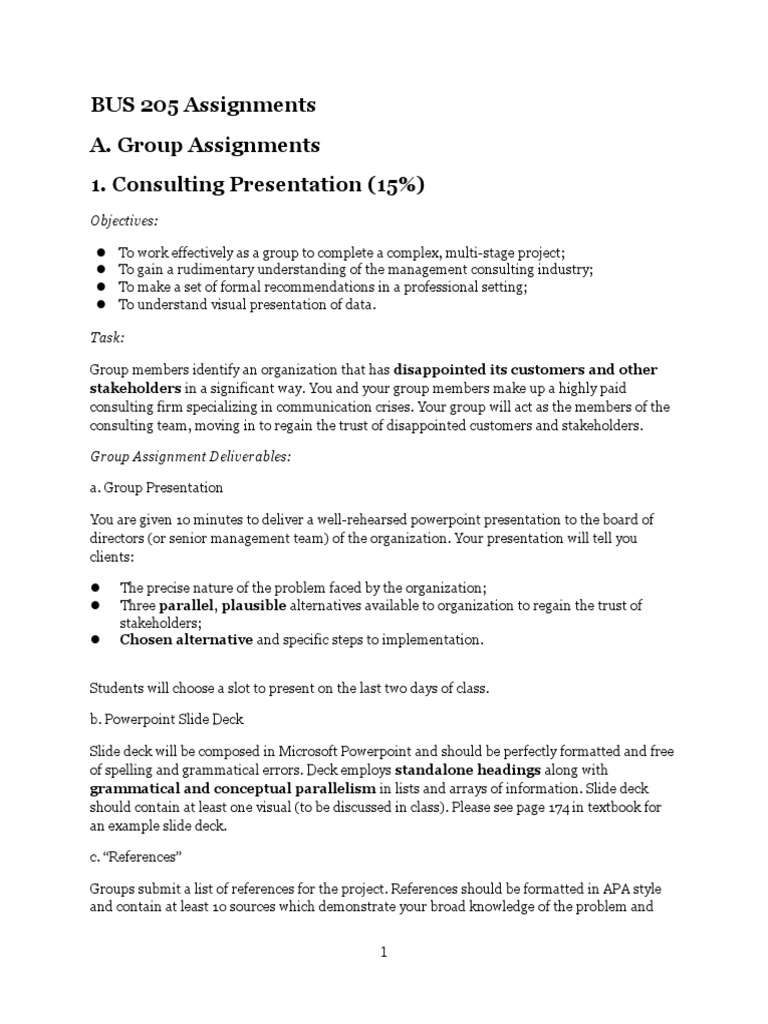 BUS 205 Assignments 201610 | PDF | Websites | Microsoft Power Point