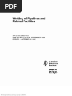 API 1104 Acceptance Criteria | Welding | Porosity