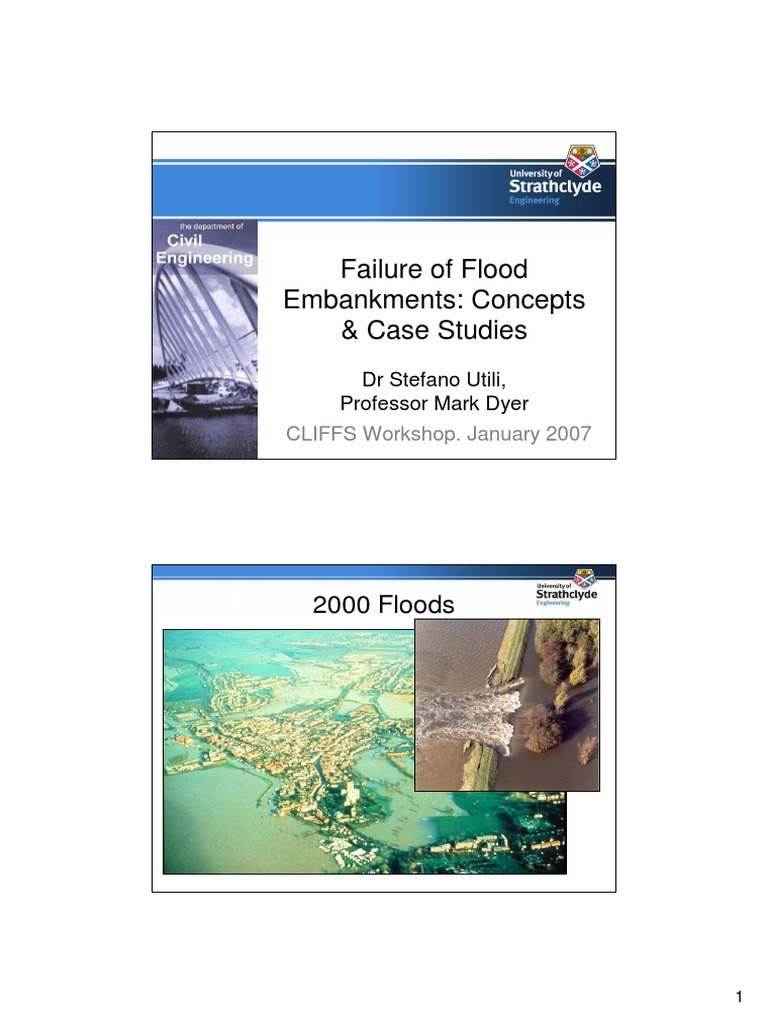Embankment Failure in UK | PDF | Soil Mechanics | Loam