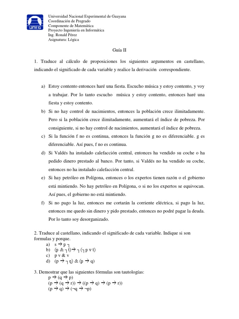 Guía Nro II | PDF | Estudios de idiomas extranjeros