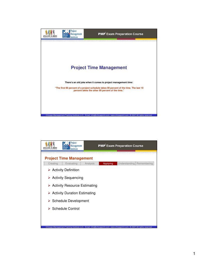 Project Time Management | PDF | Project Management | Business