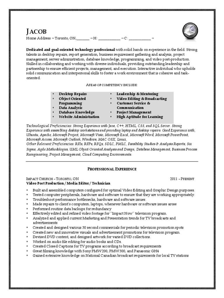 Jacob Resume - Reddit PDF | PDF | Computer Hardware | Microsoft