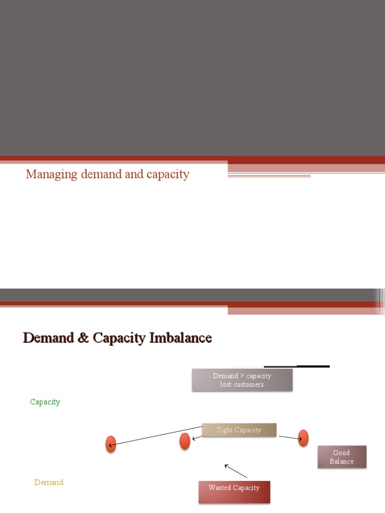 Managing Demand and Capacity in Services | PDF | Demand | Pricing