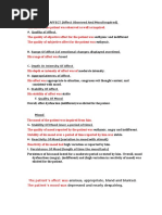 Mood and Affect List | PDF | Mental Health | Mood (Psychology)