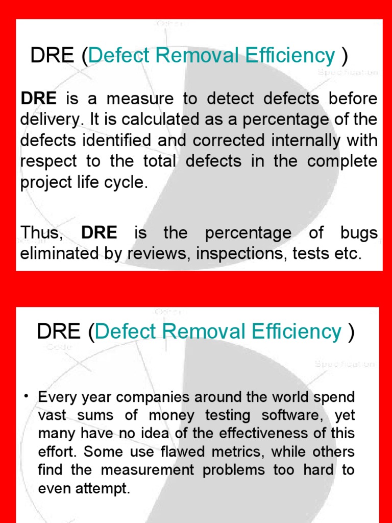DRE (Defect Removal Efficiency) | PDF