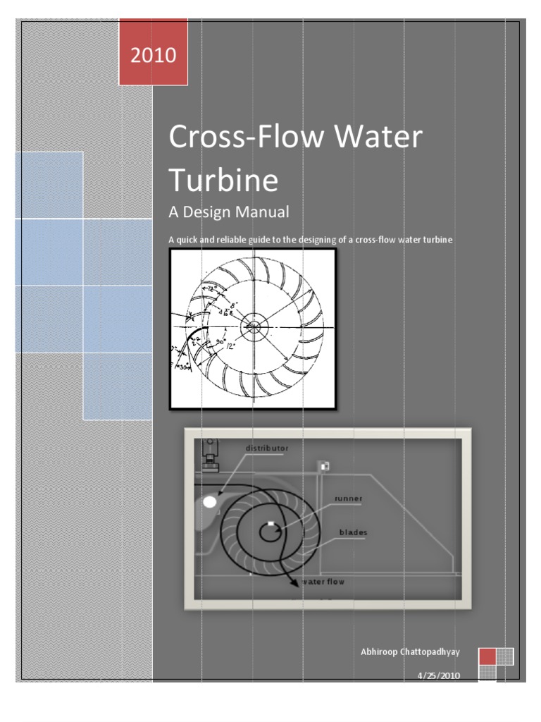 Crossflow Turbine - A DIY Design Manual | PDF | Circle | Turbine