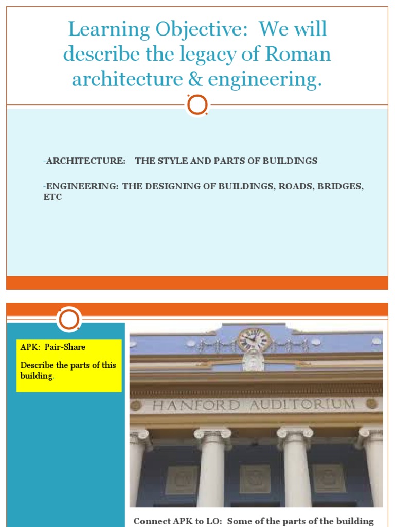 4 Roman Architecture | PDF | Vault (Architecture) | Dome