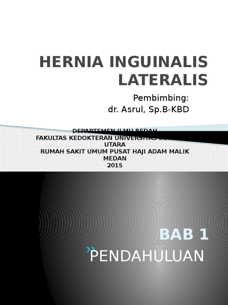 Hernia Inguinalis Lateralis | PDF