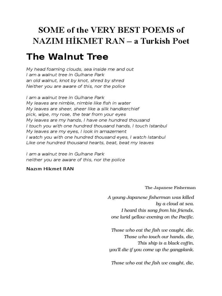 Turkish Poetry Enthusiasts | PDF | Poetry