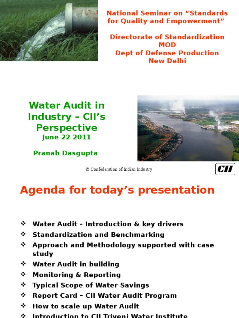 Session 2 Water Audit Presentation | PDF | Sewage Treatment ...