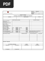 Material Receiving Report Template | PDF