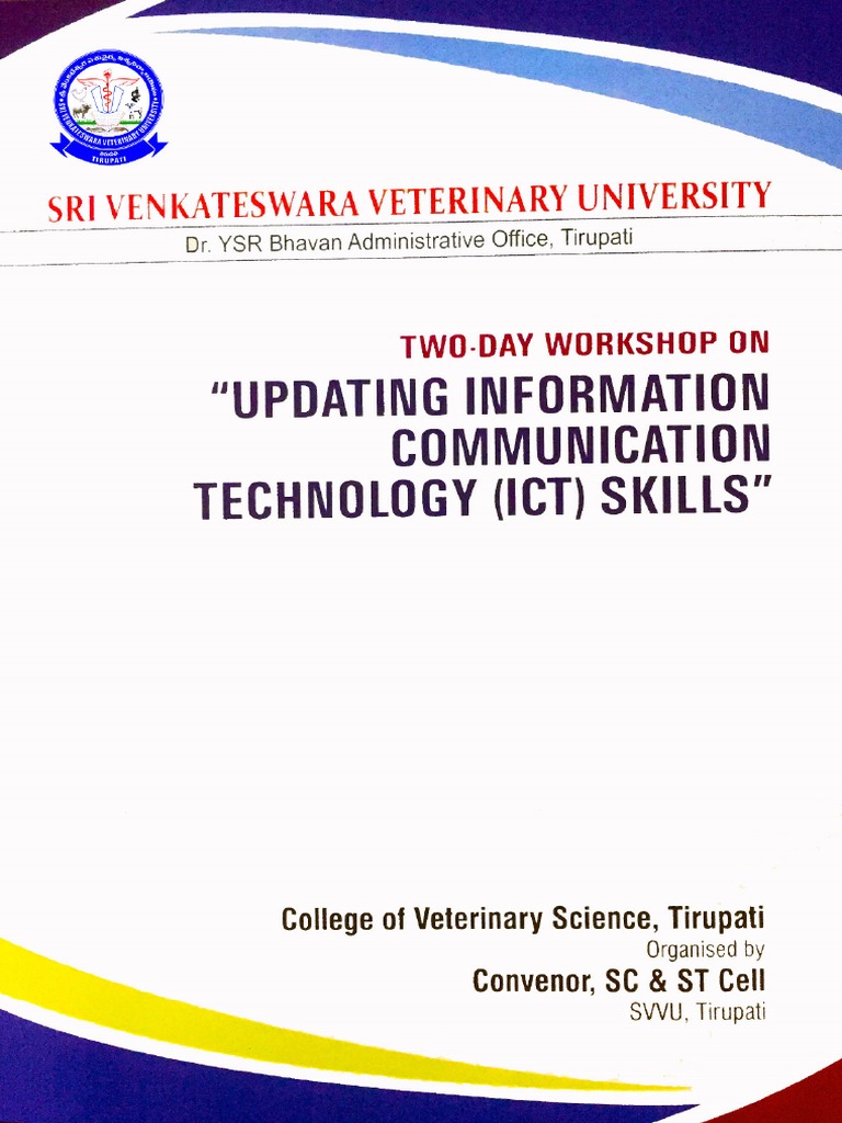 Updating Information Communication Technology (ICT) Skills | PDF ...