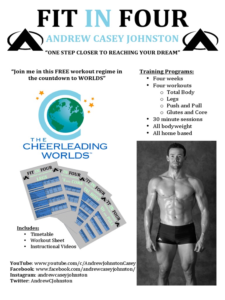 FIT IN FOUR - Workout Program | PDF | Self-Improvement