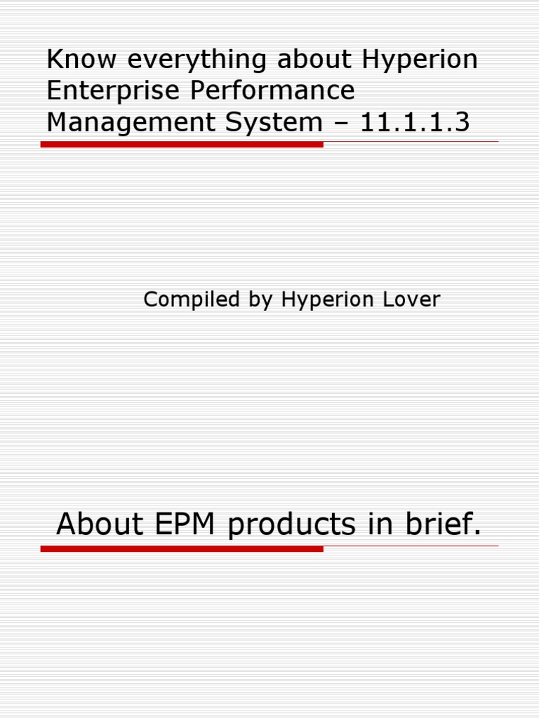 Learn EPMA 11.1.1.3 (Volume - 2) | PDF | Port (Computer Networking ...