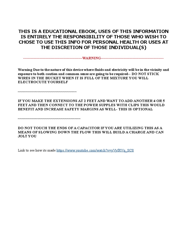 Anti Nano Bucket | PDF | Wire | Insulator (Electricity)