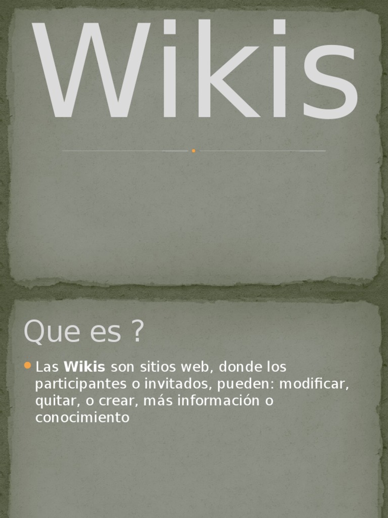 Wikis | PDF