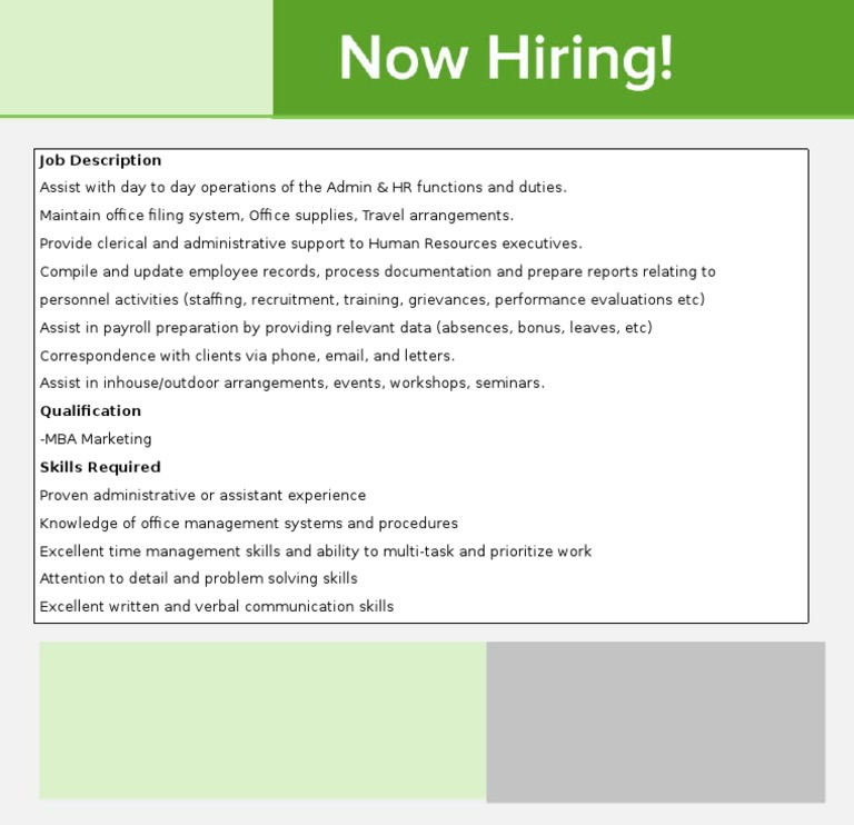 Job Ad | PDF