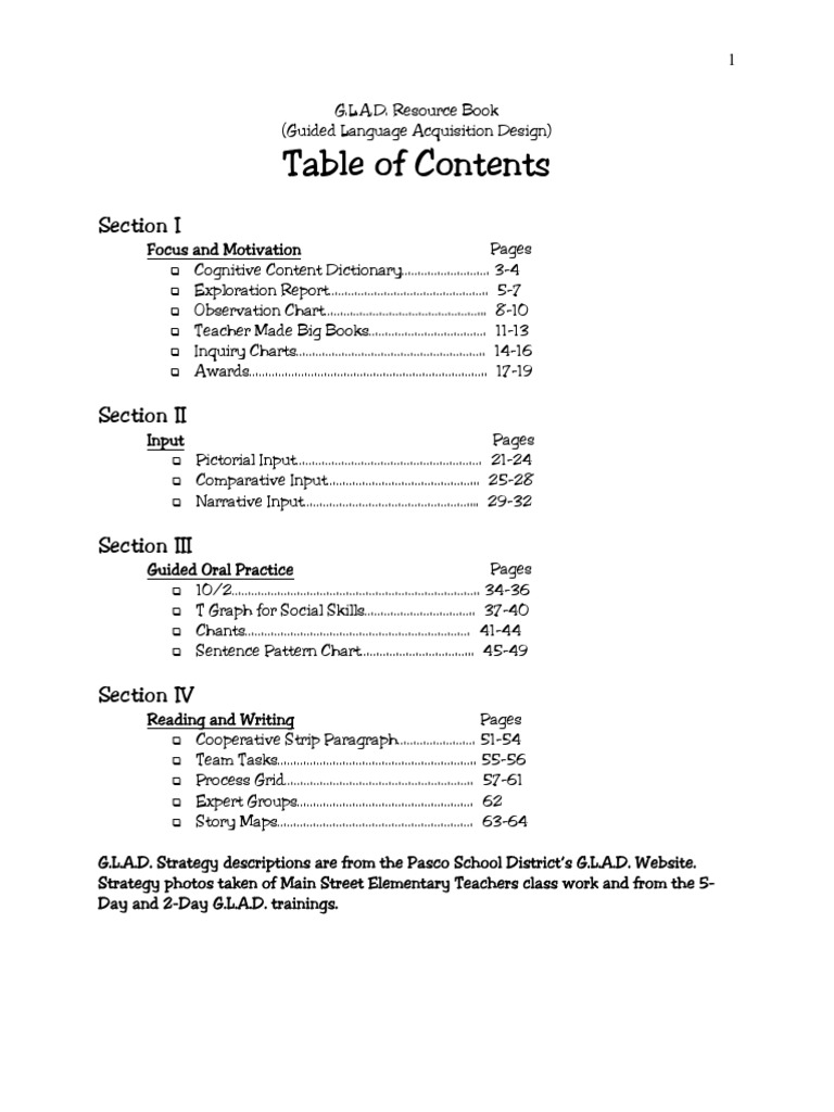 Glad Resource Book | PDF | Ellipsis | Reading Comprehension