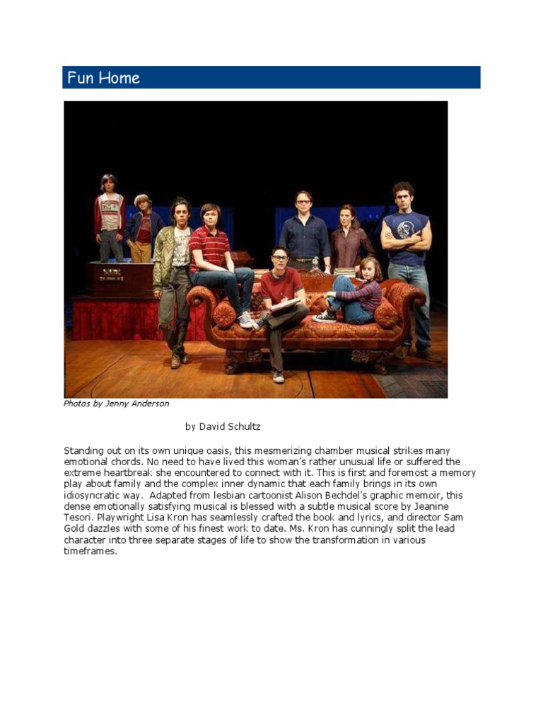 Fun Home | PDF | Entertainment (General)