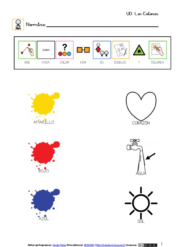 UD. Los Colores (ARASAAC)