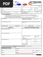 WSIB Health Professional's Report Form 8 | PDF | Injury | Diseases And ...