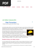 JSA Working at Heights Fixed Ladder | Prevention | Safety