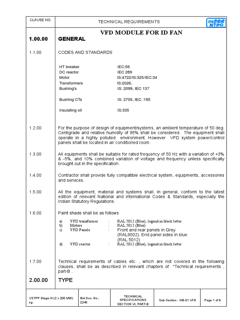 VFD | PDF | Transformer | Power Inverter