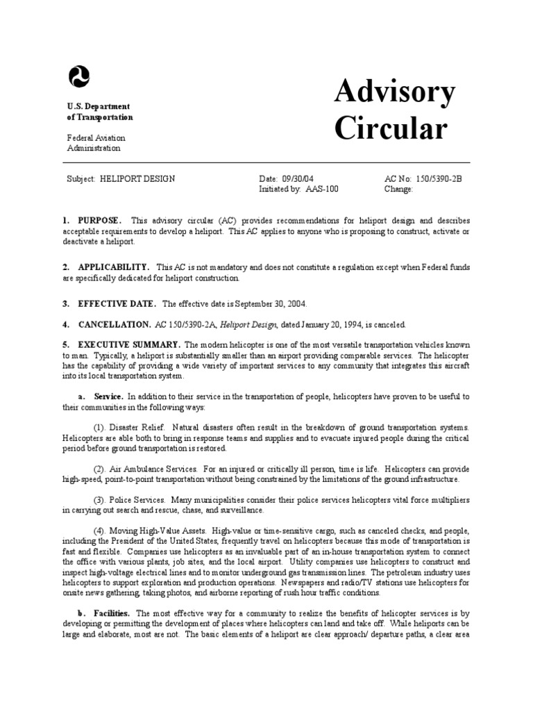 Advisory Circular | PDF | Airport | Industries