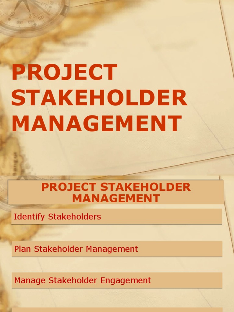 PMP 5th - Lecture 7 - SH | PDF | Stakeholder (Corporate) | Project ...