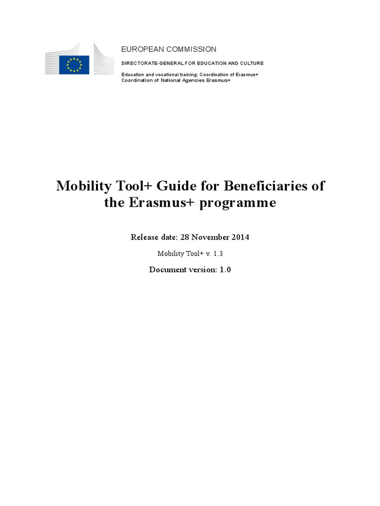 Mobility Tool+ Guide | PDF | File Format | Microsoft Excel