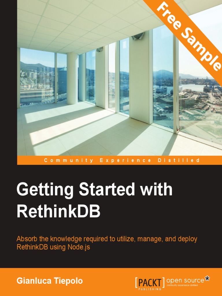 Getting Started With RethinkDB - Sample Chapter | PDF | No Sql | Databases