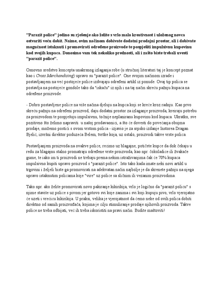 Parazit Police | PDF