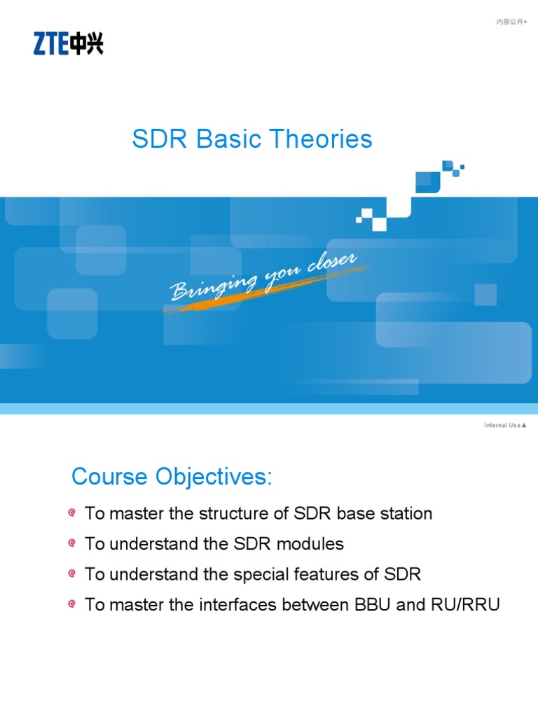 SDR Base Station Structure and Features | PDF | Software Defined Radio ...