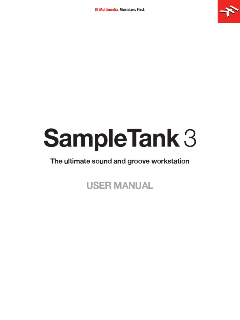 SampleTank 3 User Manual | PDF | Synthesizer | Icon (Computing)