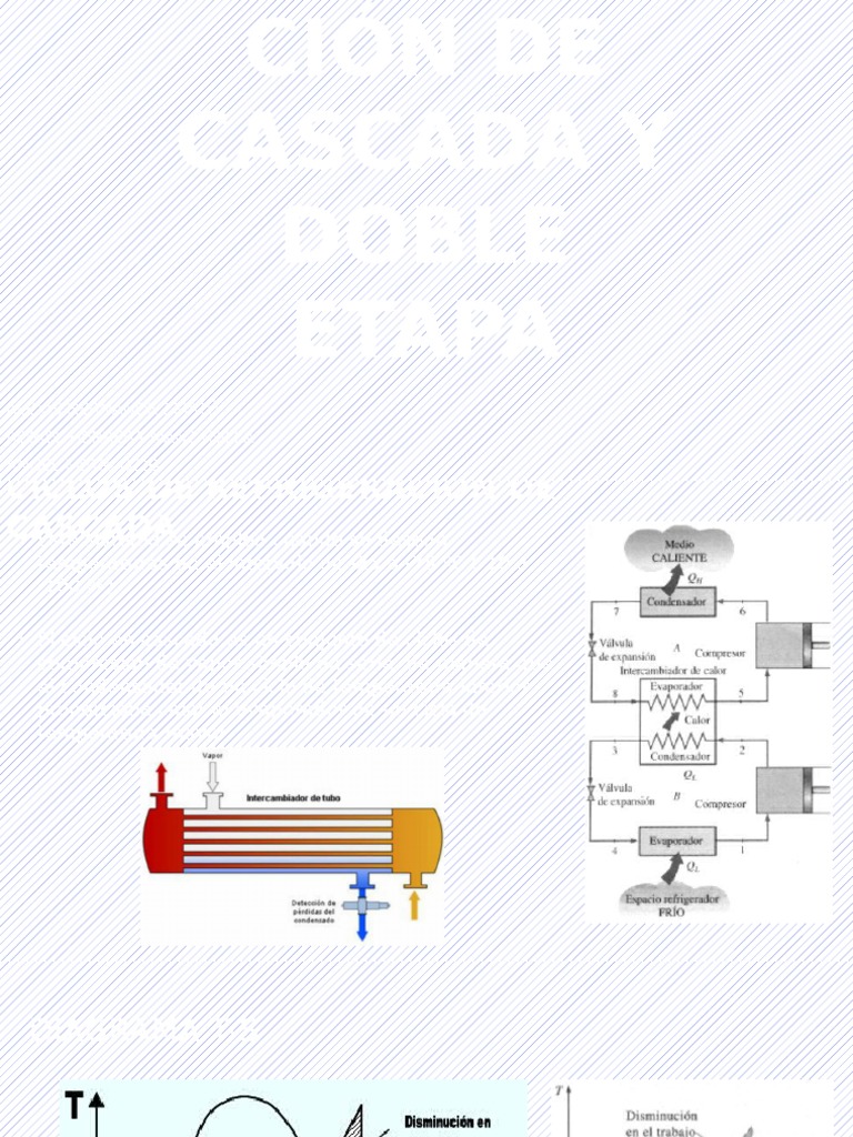 Ciclos de Refrigeracion de Cascada y Doble Etapa | PDF | Refrigeración ...