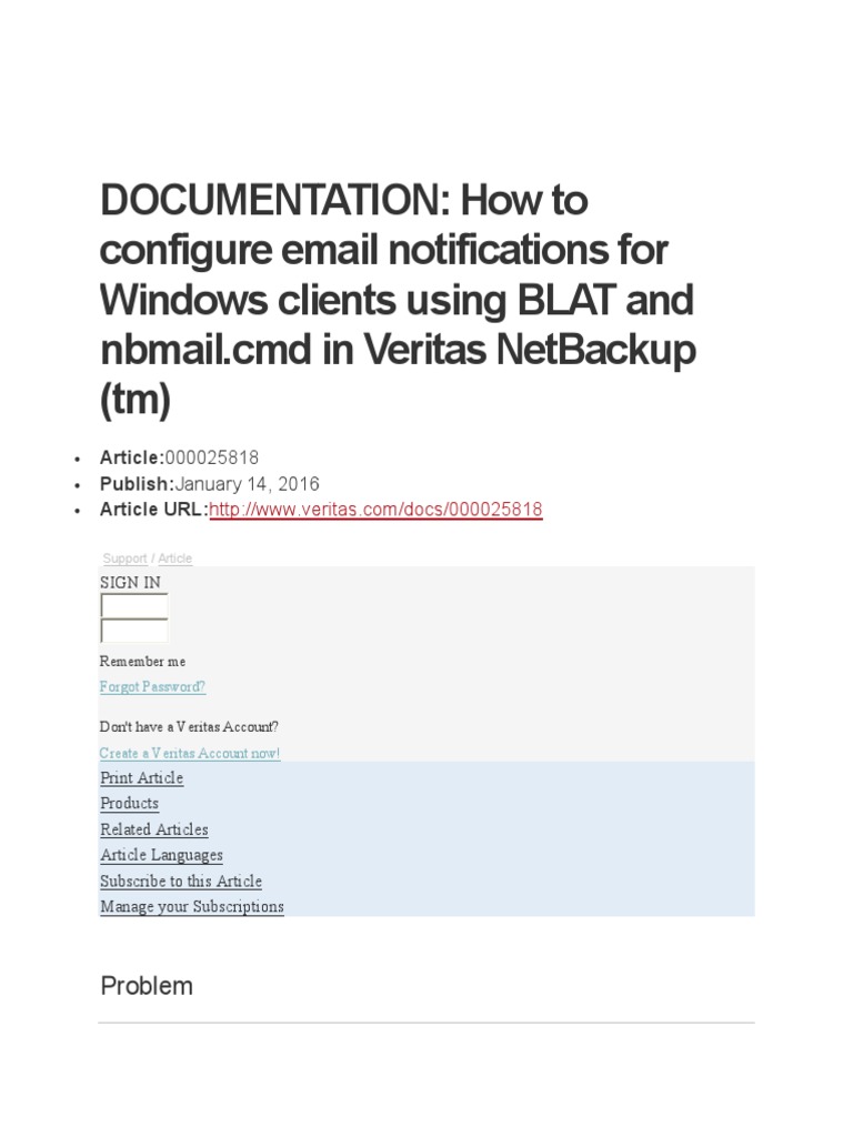 Mail Configuration For Notification | PDF | Email | Windows Registry