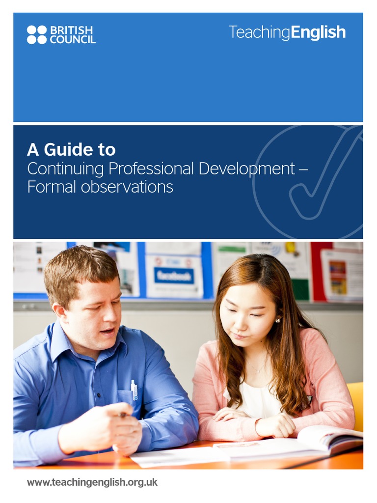 Guide To Formal ESOL Classroom Observation | PDF | Lesson Plan | Teachers