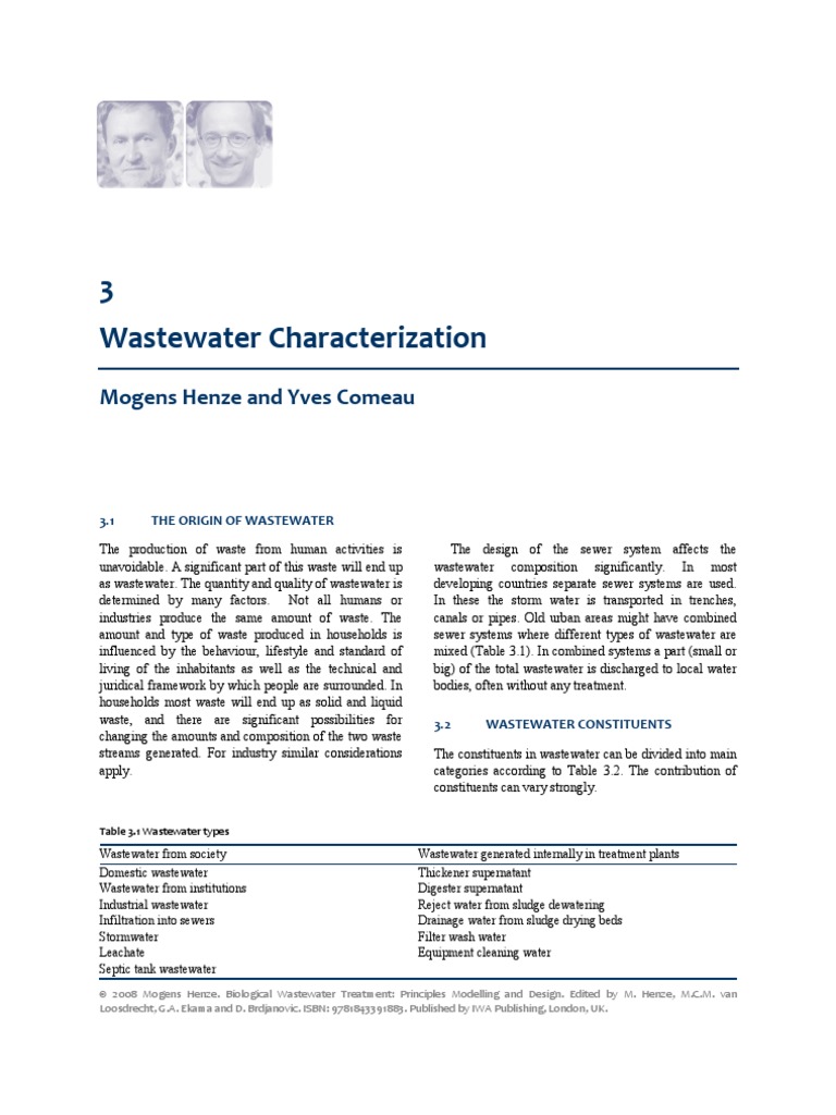 Wastewater Characterization | PDF | Wastewater | Sewage Treatment