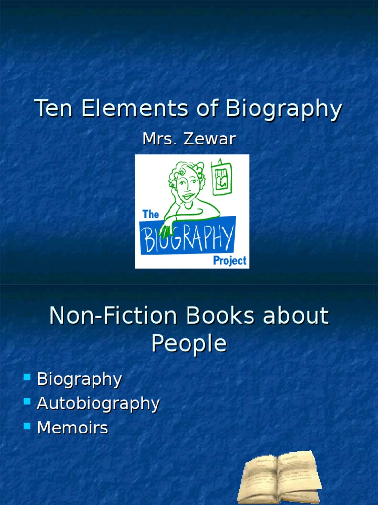 Key Components of a Biography | PDF | Biography | Books