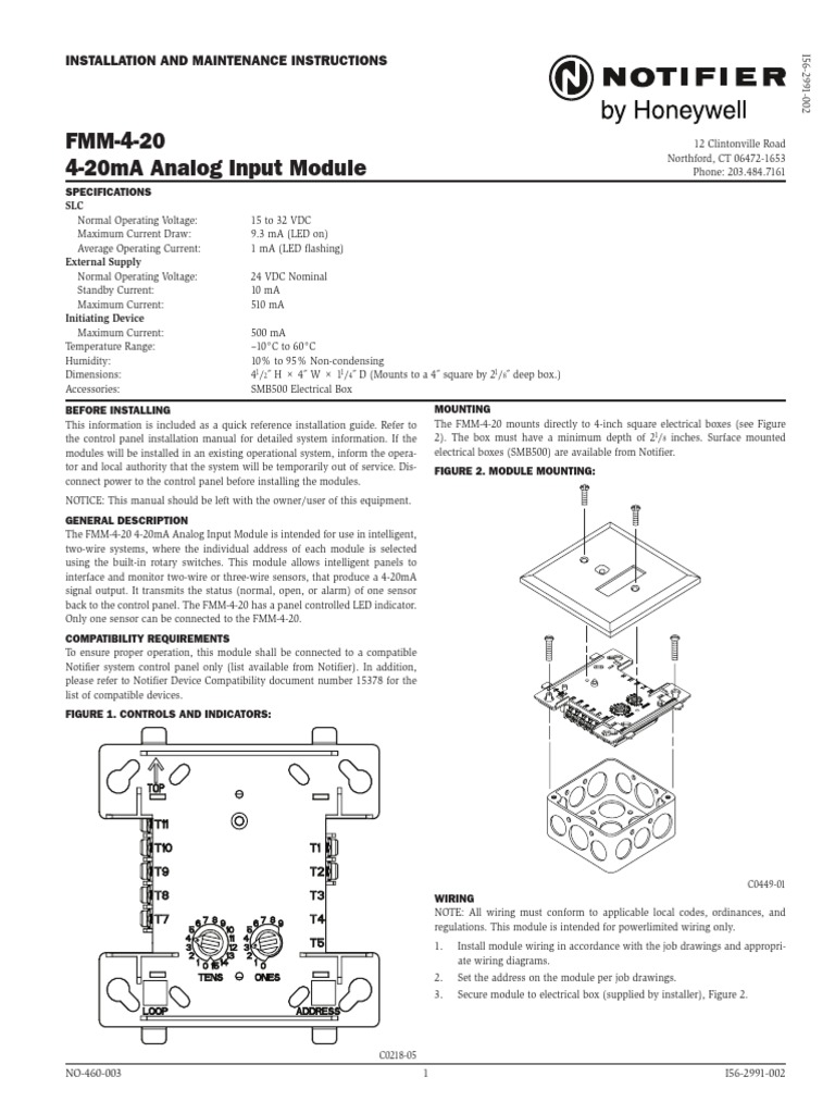FMM - 4-20ma I56-2991-002 | PDF | Manufactured Goods | Electronics